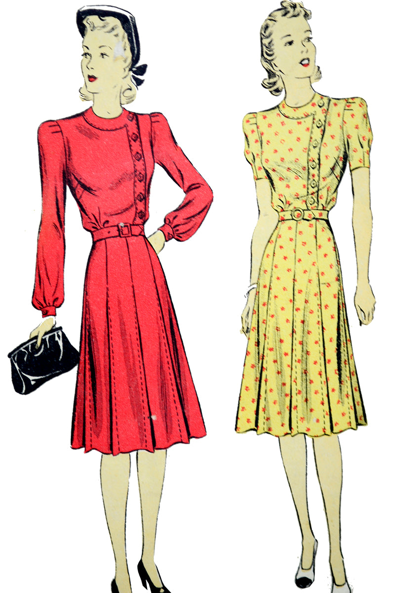 1940s DuBarry 2601 B Vintage Sewing Pattern for Dress – Modig