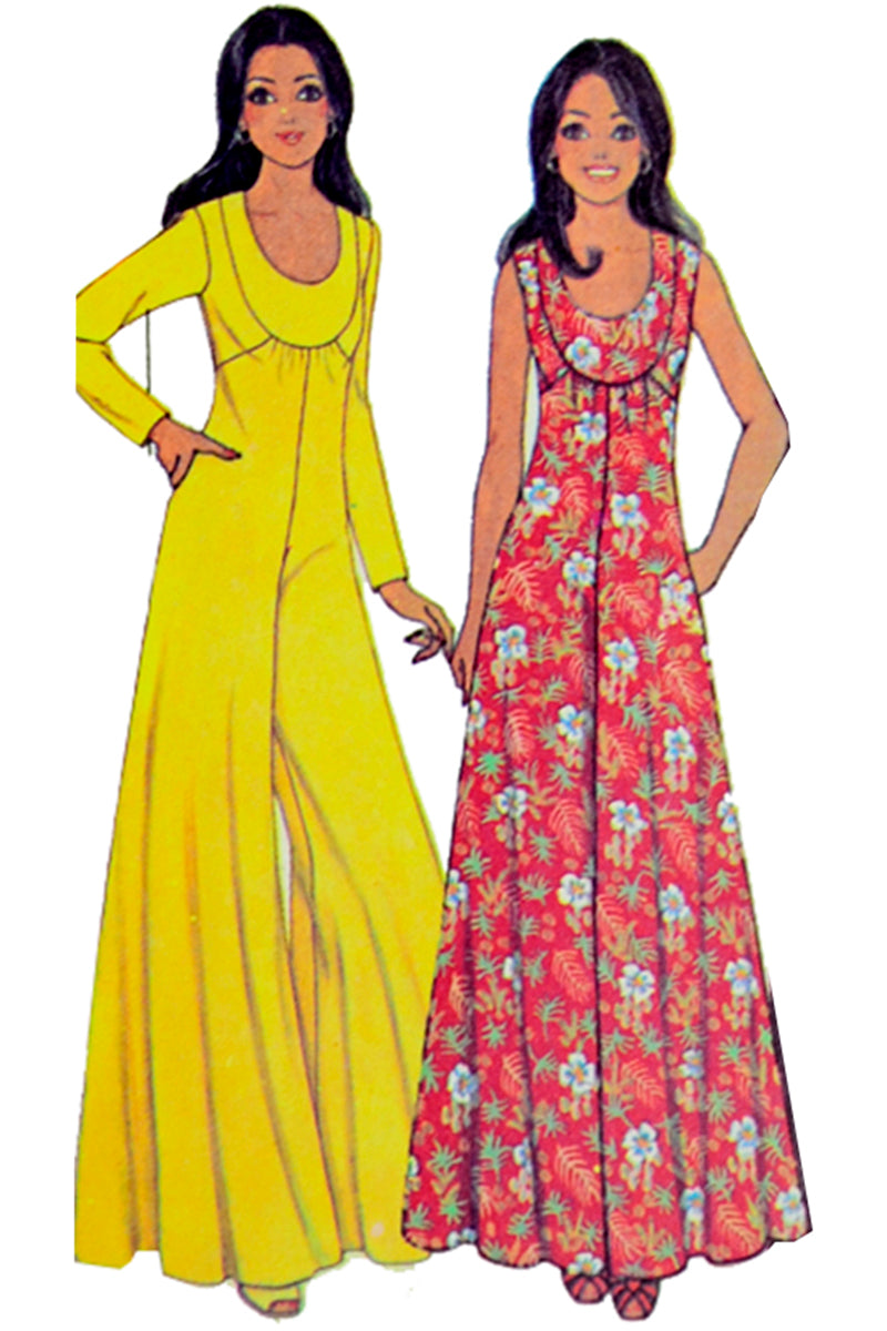 1970s Marlo Thomas McCalls Jumpsuits & Pantsuits Sewing Patterns – Modig