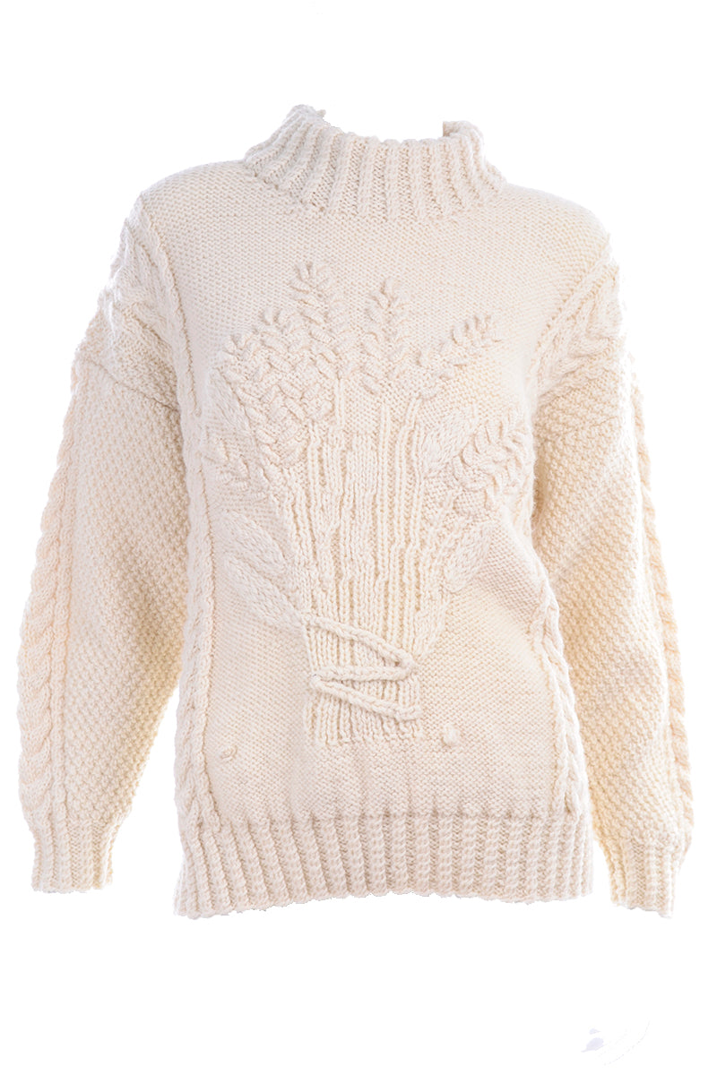 Vintage Norm Thompson Wool Fisherman's Sweater – Modig