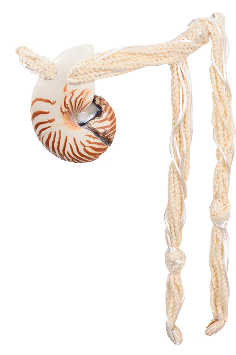 Vintage 1980s Chambered Nautilus Tiger Shell Belt – Modig