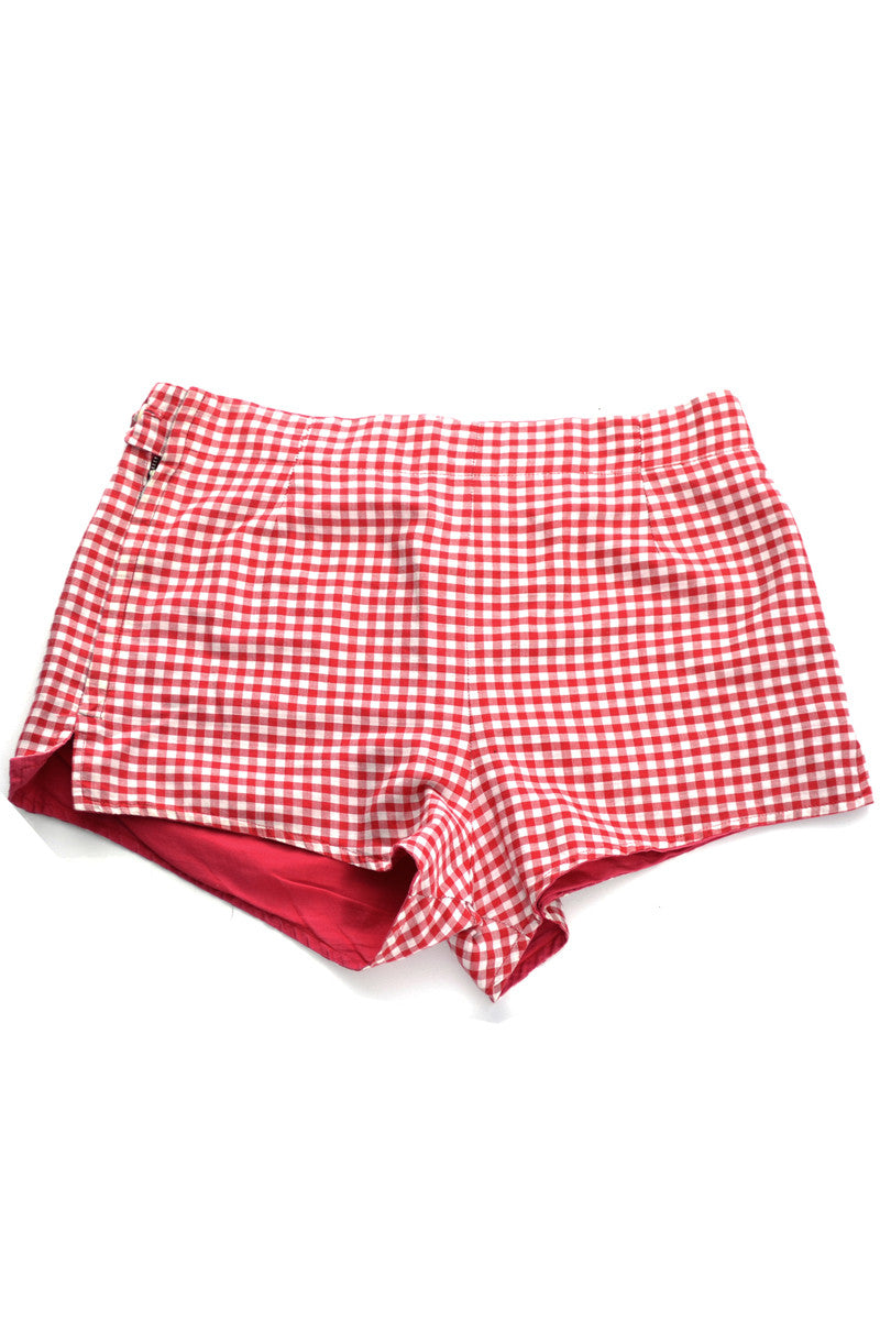 Jantzen red gingham 1950's vintage shorts – Modig