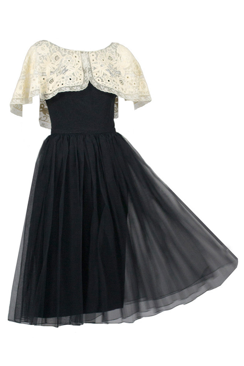 Larry Aldrich 1950s vintage dress with lace – Modig