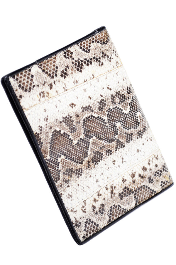 Vintage Python snakeskin wallet billfold – Modig