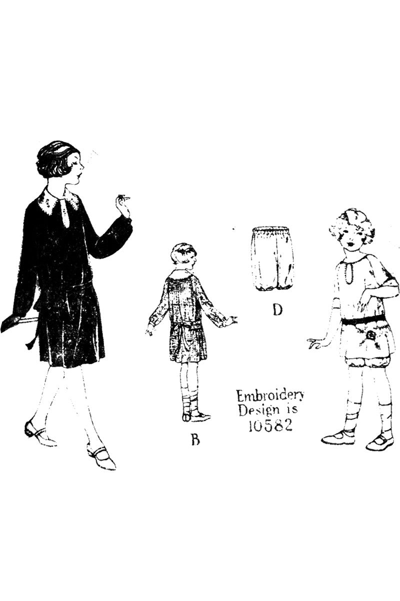 1920s girls dress vintage Standard Designer Pattern – Modig