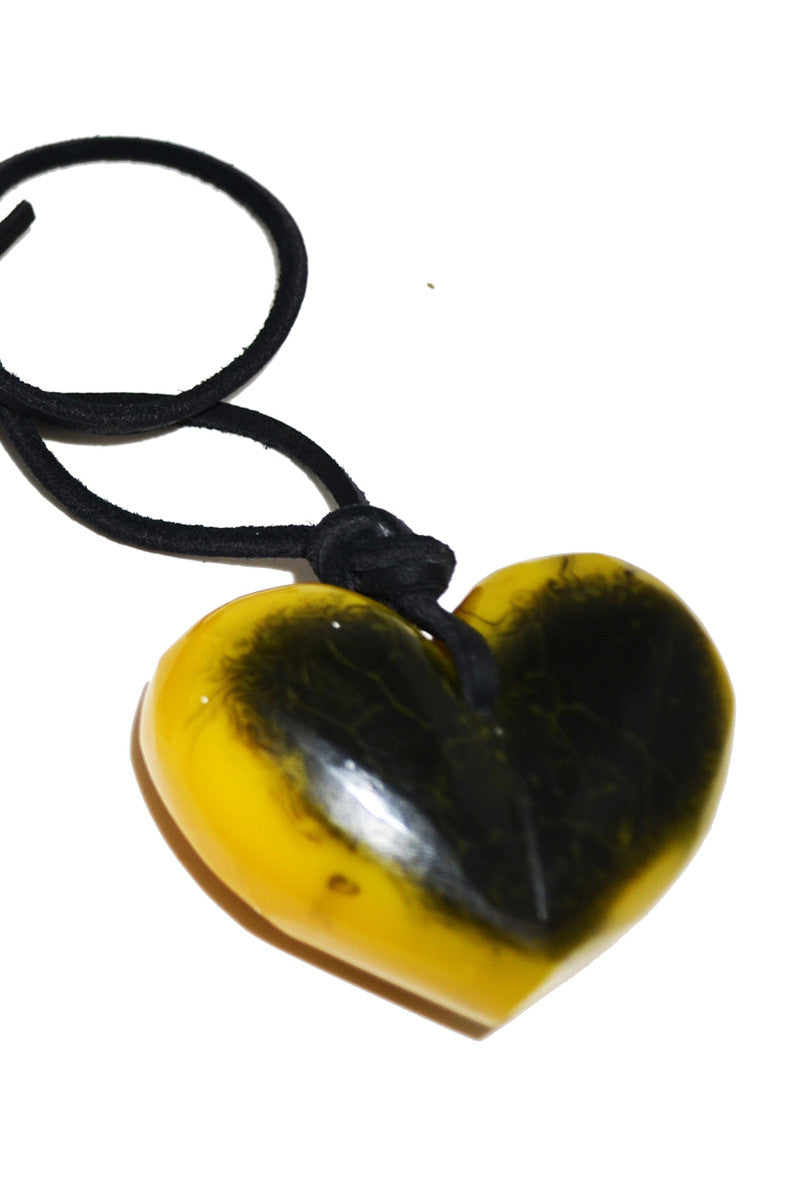 Cara Croninger hand carved vintage heart pendant necklace – Modig