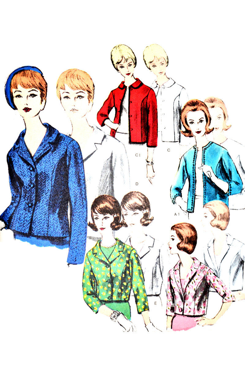 Vogue 3007 vintage pattern for 1950s jackets – Modig