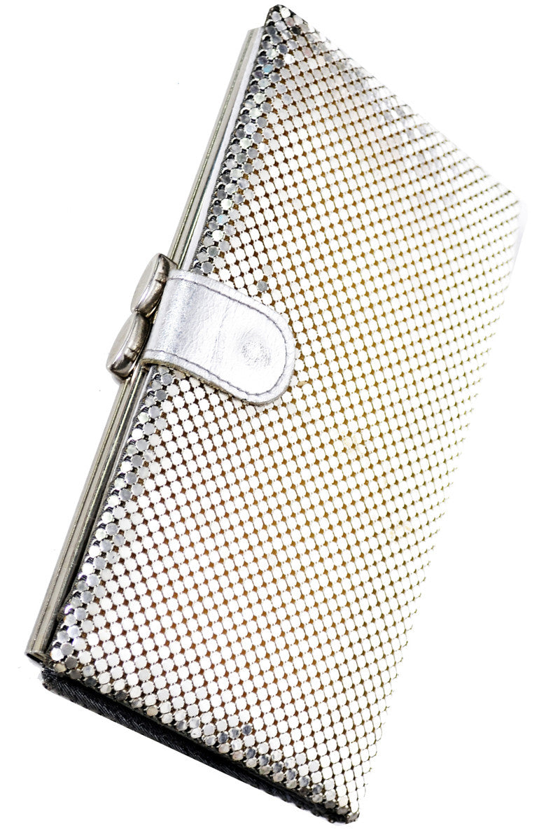 Whiting & Davis silver vintage mesh wallet – Modig